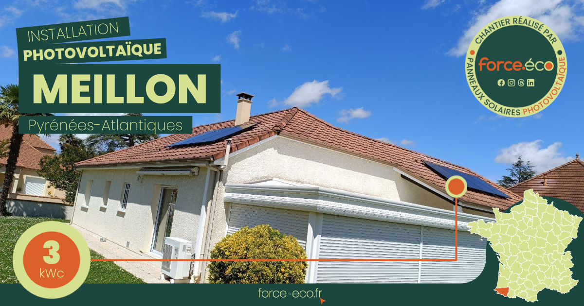 Installation Panneaux Solaires à Meillon (64) | Force Éco