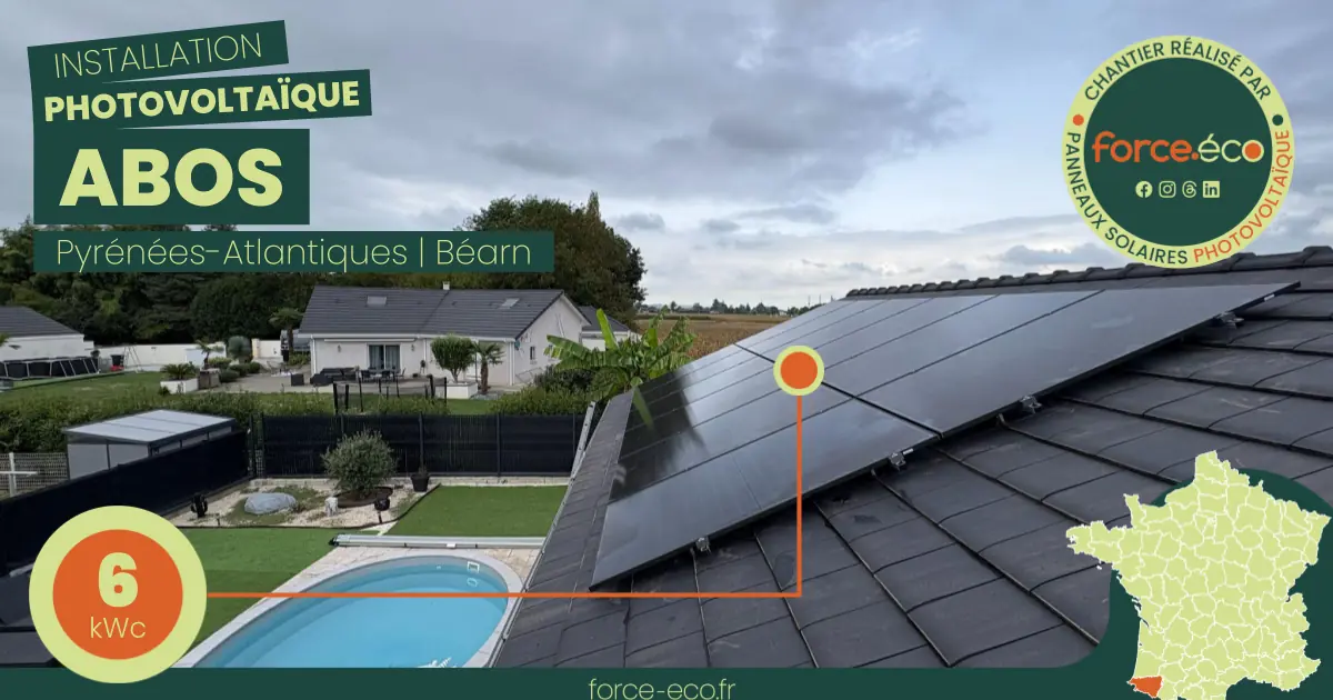 Installation Panneau Solaire à Abos (64) | Force Éco